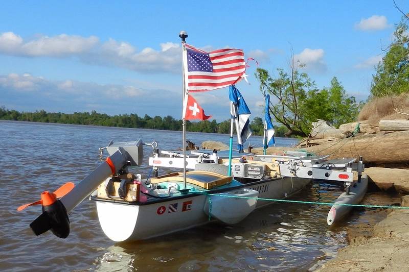 Solar-Powered Canoe Travels The Entire Mississippi